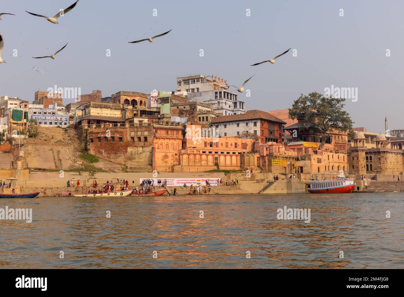 Varanasi, Uttar Pradesh, India - November 2022: Historic Varanasi city ...