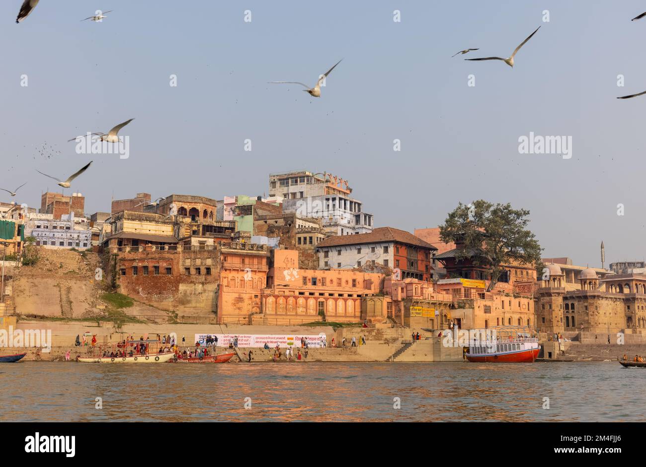 Varanasi, Uttar Pradesh, India - November 2022: Historic Varanasi city ...