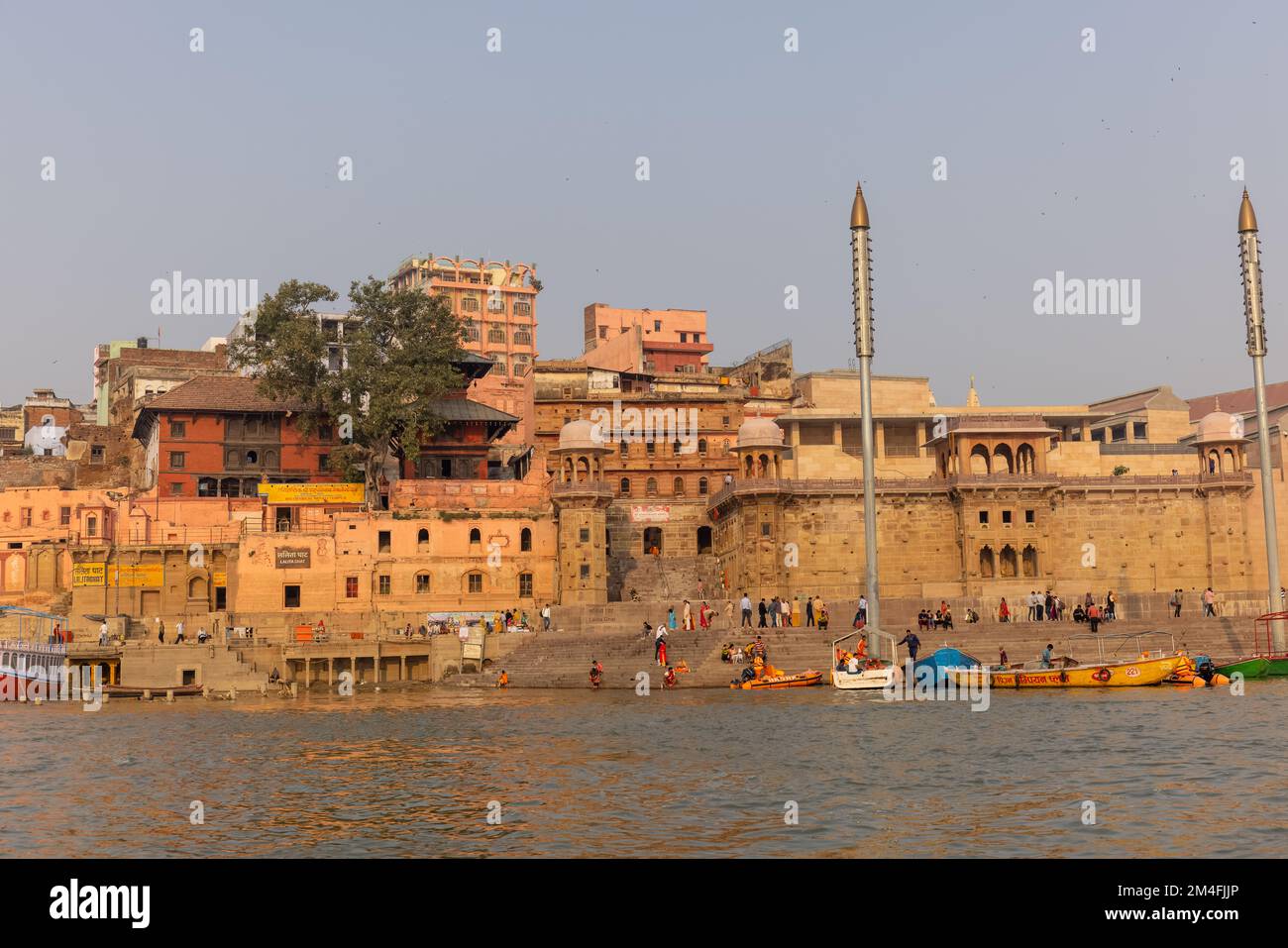 Varanasi, Uttar Pradesh, India - November 2022: Historic Varanasi city ...
