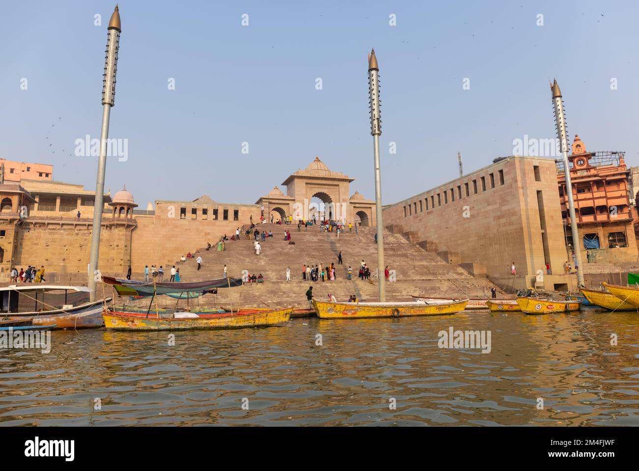 Varanasi, Uttar Pradesh, India - November 2022: Historic Varanasi city ...