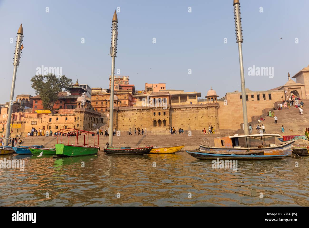 Varanasi, Uttar Pradesh, India - November 2022: Historic Varanasi city ...