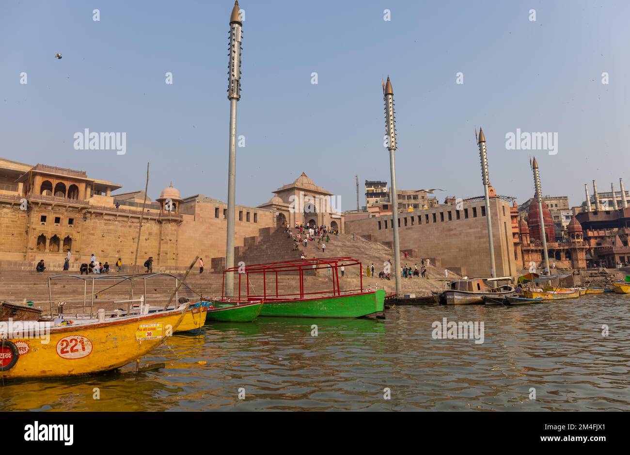 Varanasi, Uttar Pradesh, India - November 2022: Historic Varanasi city ...