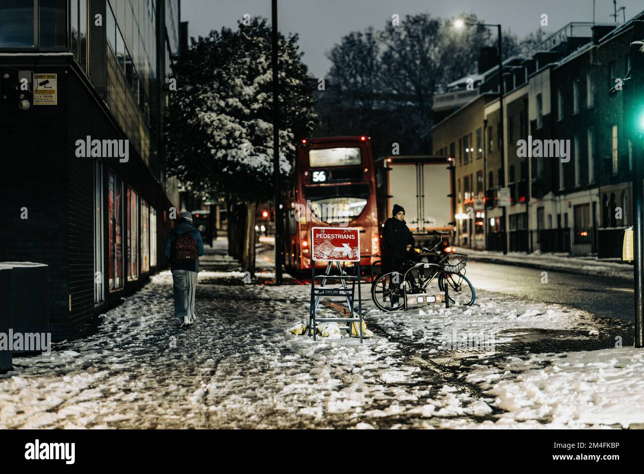 London in Winter The City Islington and Shoreditch Stock Photo - Alamy