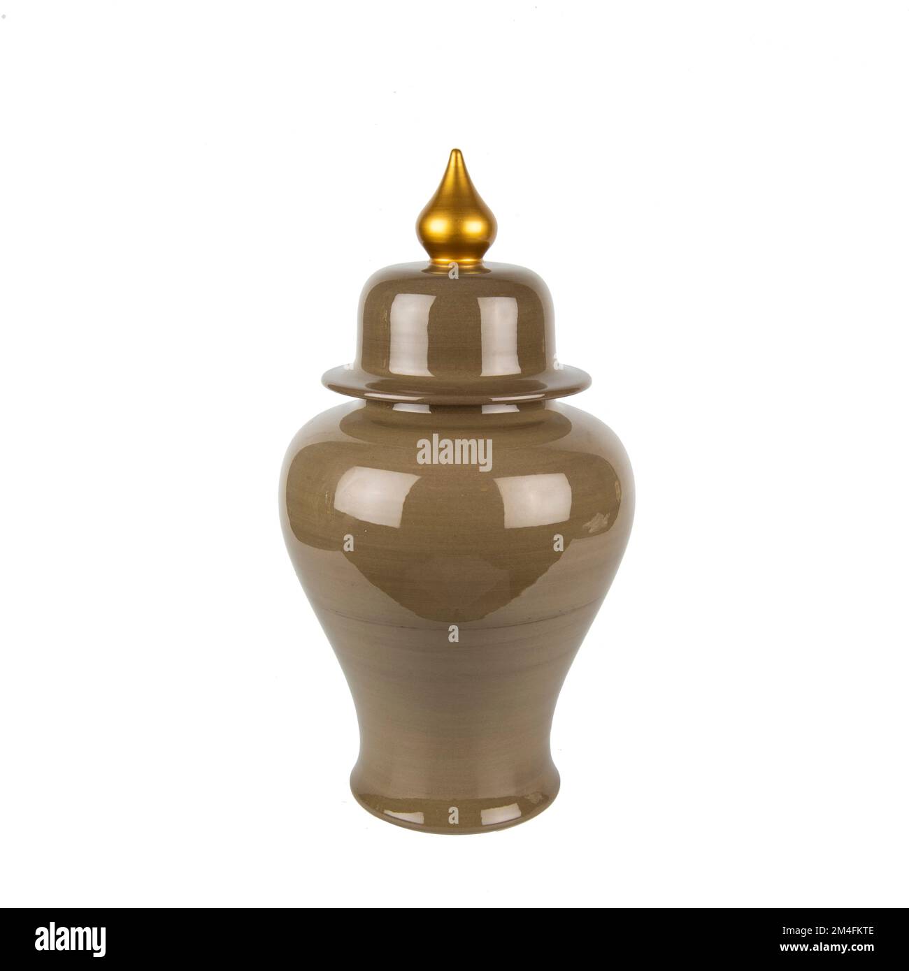 design decorative ceramic jars isolated on white background Stock Photo ...