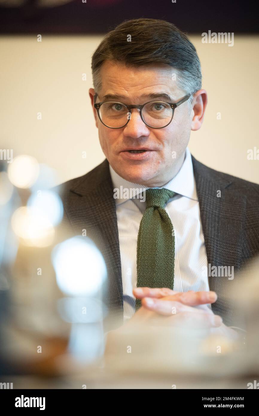 Wiesbaden, Germany. 13th Dec, 2022. Boris Rhein (CDU), Minister ...