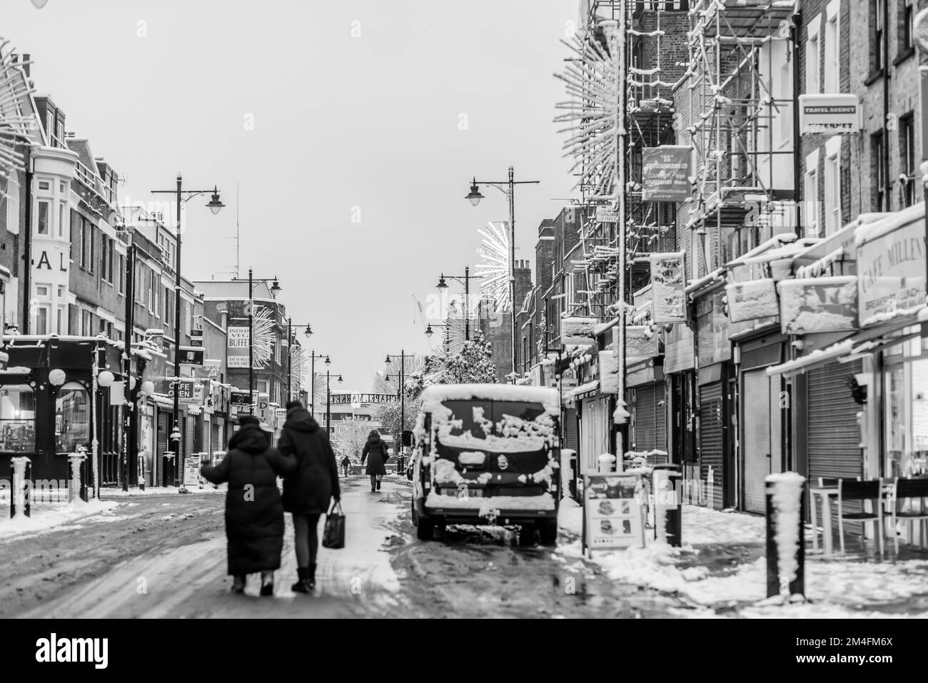 London in Winter The City Islington and Shoreditch Stock Photo - Alamy