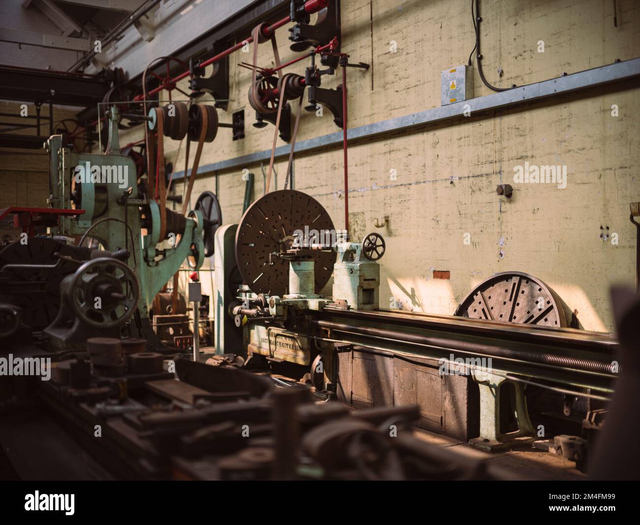 Belt driven workshop hi-res stock photography and images - Alamy