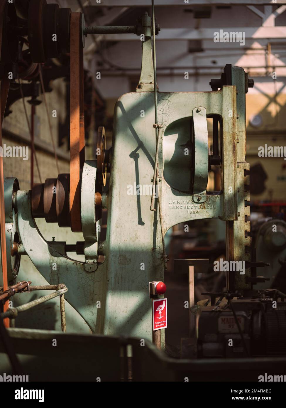 Belt driven workshop hi-res stock photography and images - Alamy