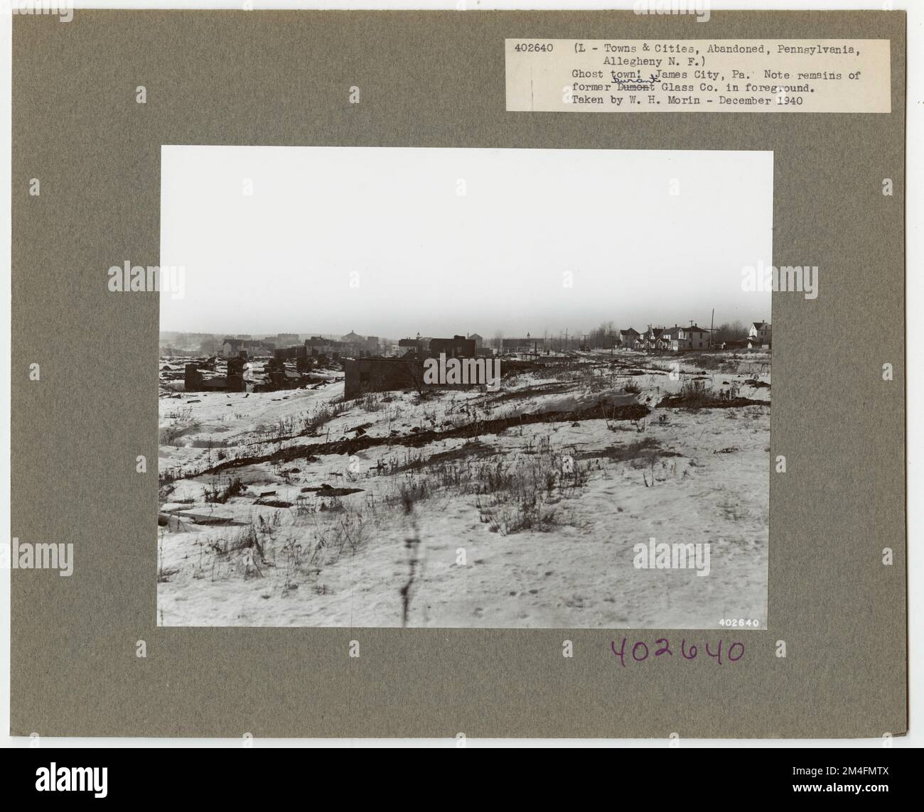 Towns and Cities: Abandoned - Pennsylvania. Photographs Relating to ...