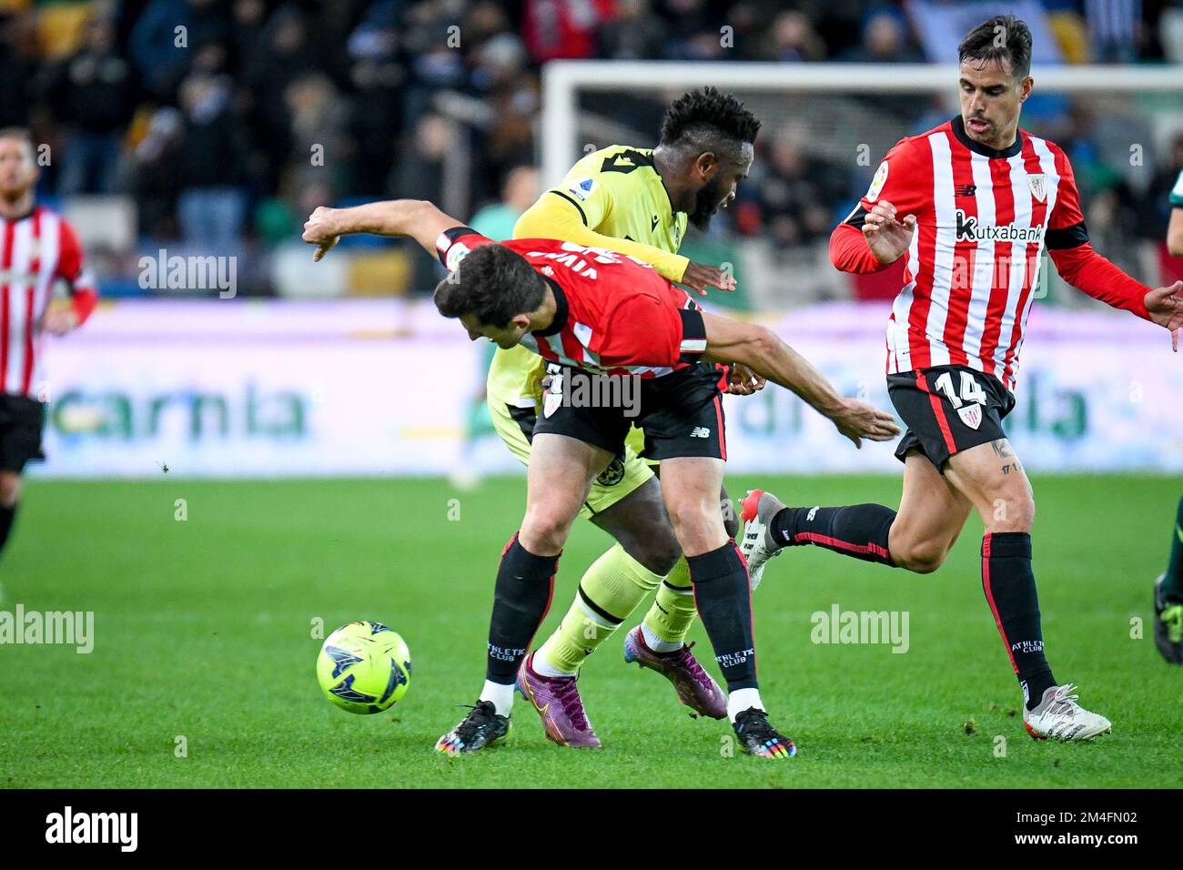 Dacia Arena, Udine, Italy, December 17, 2022, Udinese's Isaac Success ...