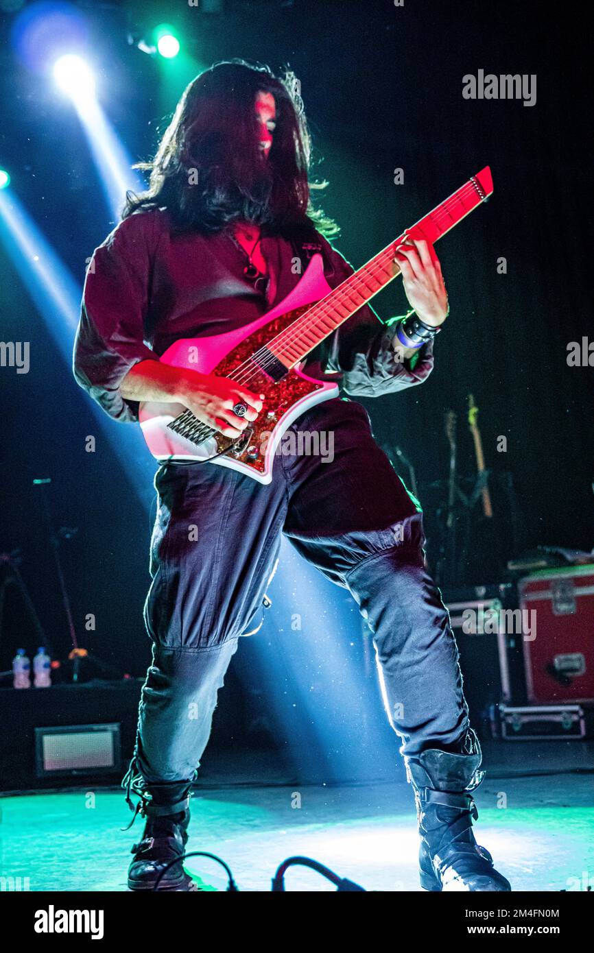 A beautiful view from a concert of the folk-rock band Celtian in Madrid ...