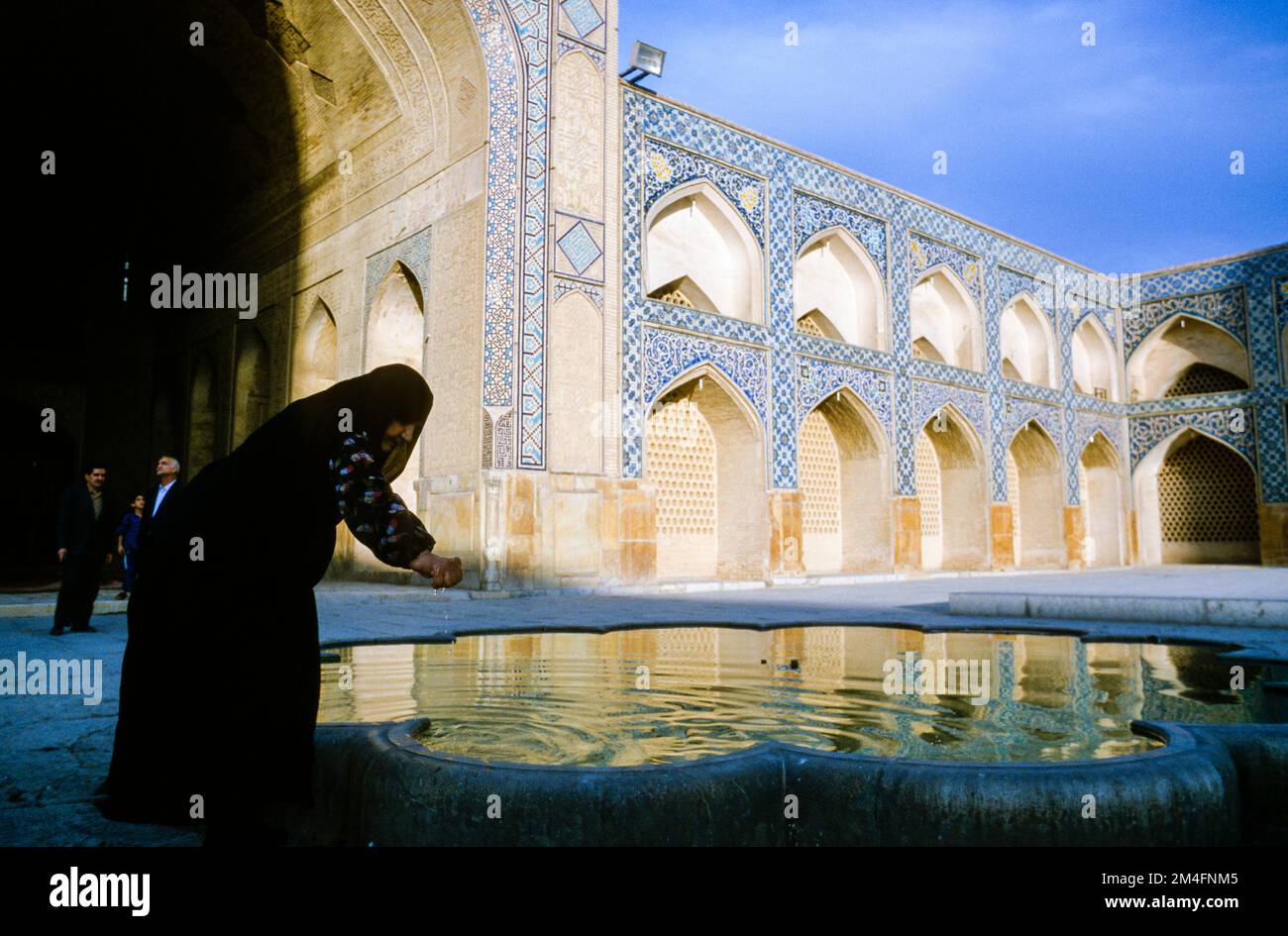 Woman praying inside of Imam-Mosque Stock Photo - Alamy