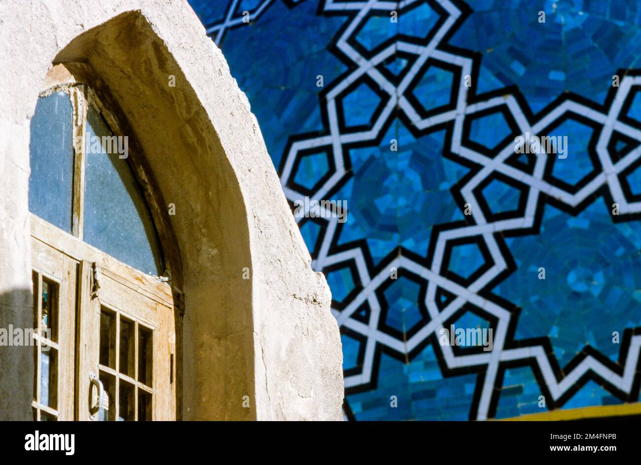 Detail of Jameh Mosque in Yazd, the iranian centre of Zoroastrian ...