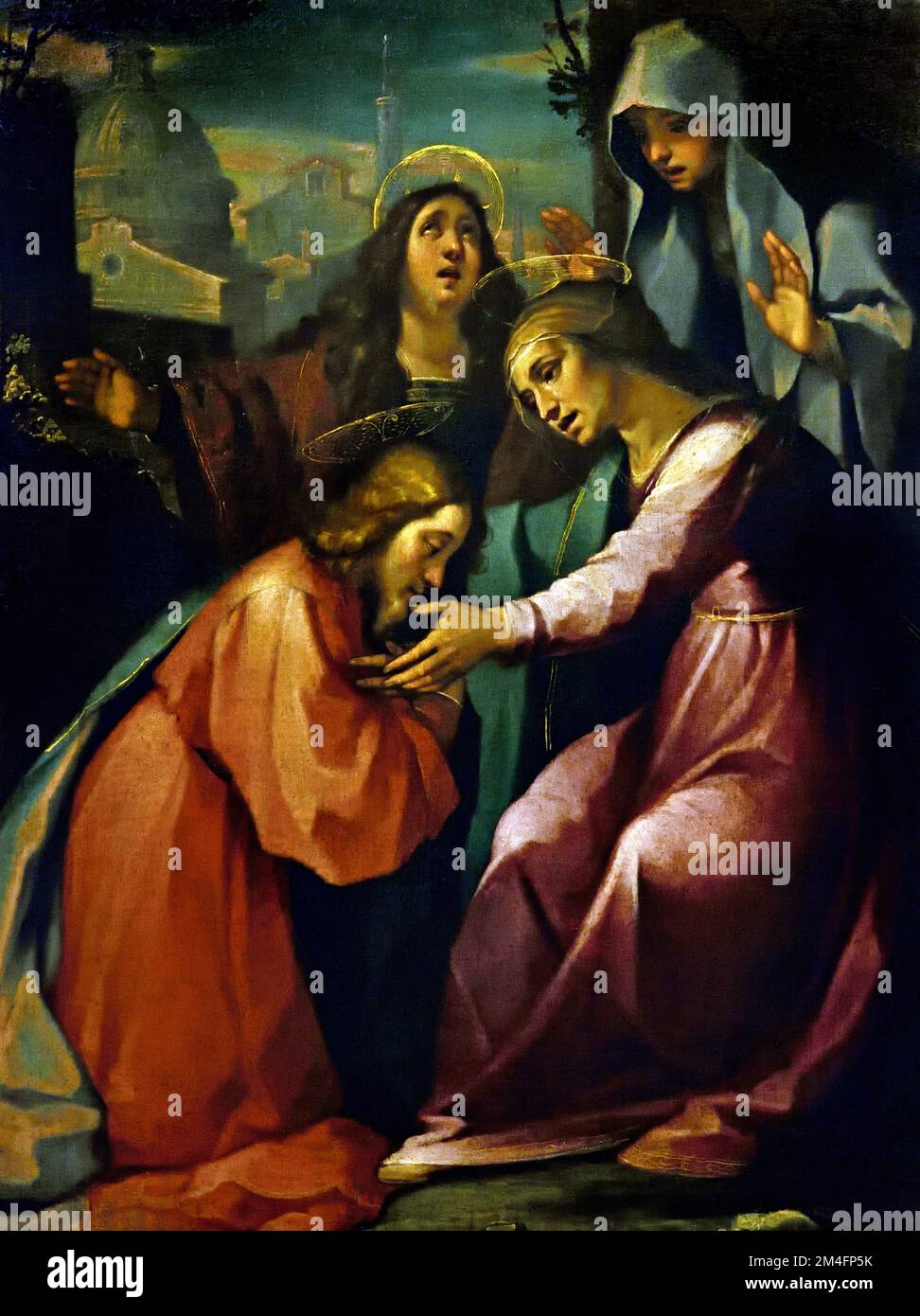 Farewell of Christ from the Mother by Rutilio Manetti - Siena,1571-1639 ...