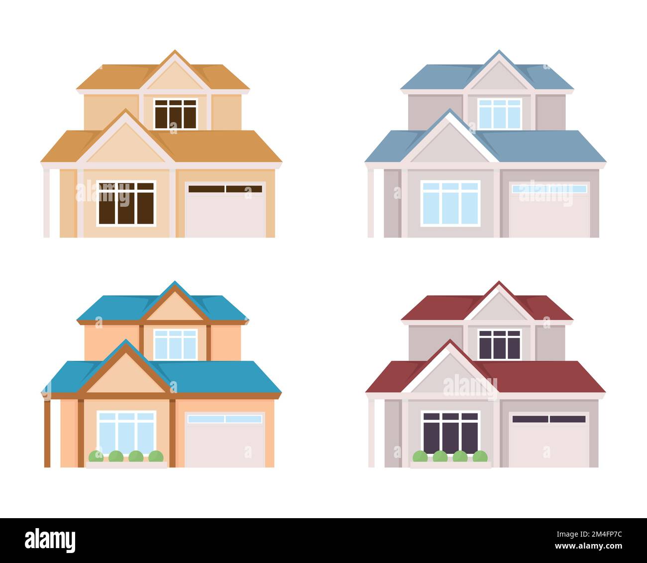 Villa animation Stock Vector Images - Alamy