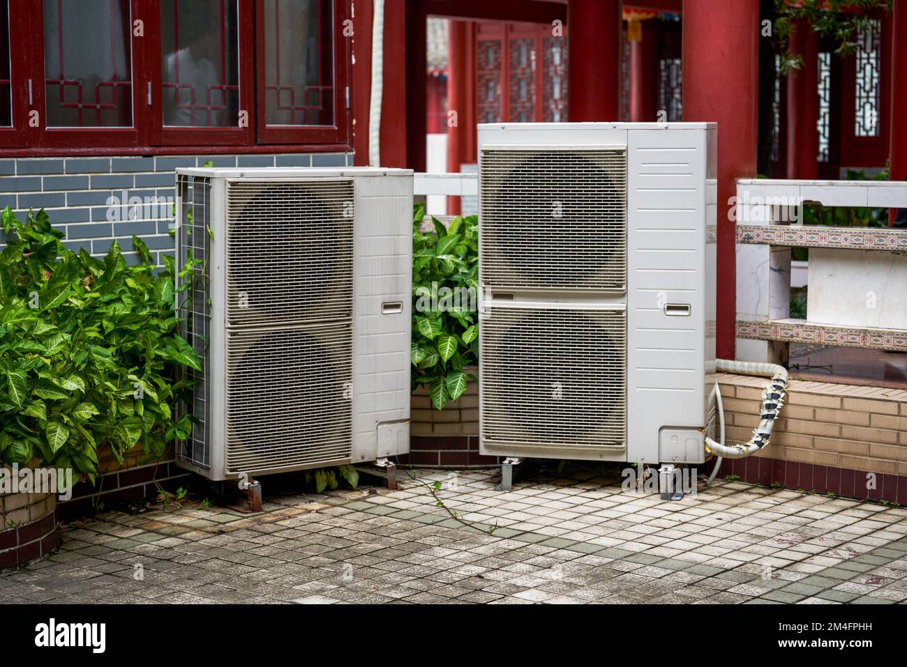 This outdoor unit of an air conditioner large hi-res stock photography ...