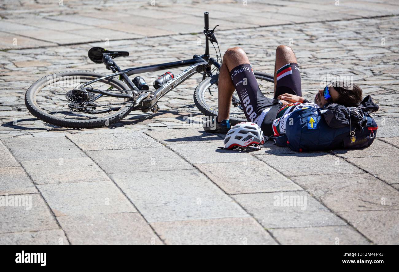 Pilgrimage on bike hi-res stock photography and images - Alamy