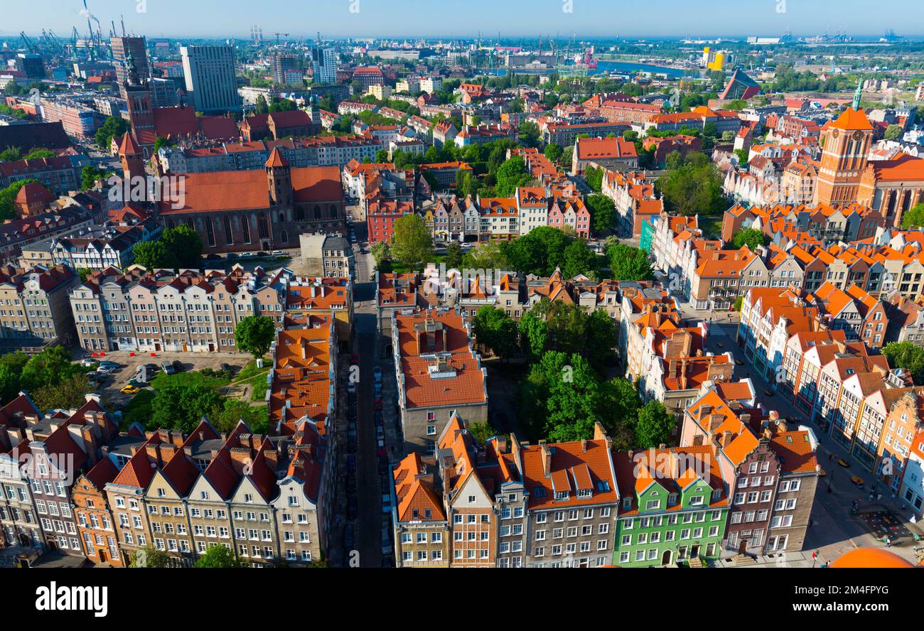 Gdansk drone from above view hi-res stock photography and images - Alamy