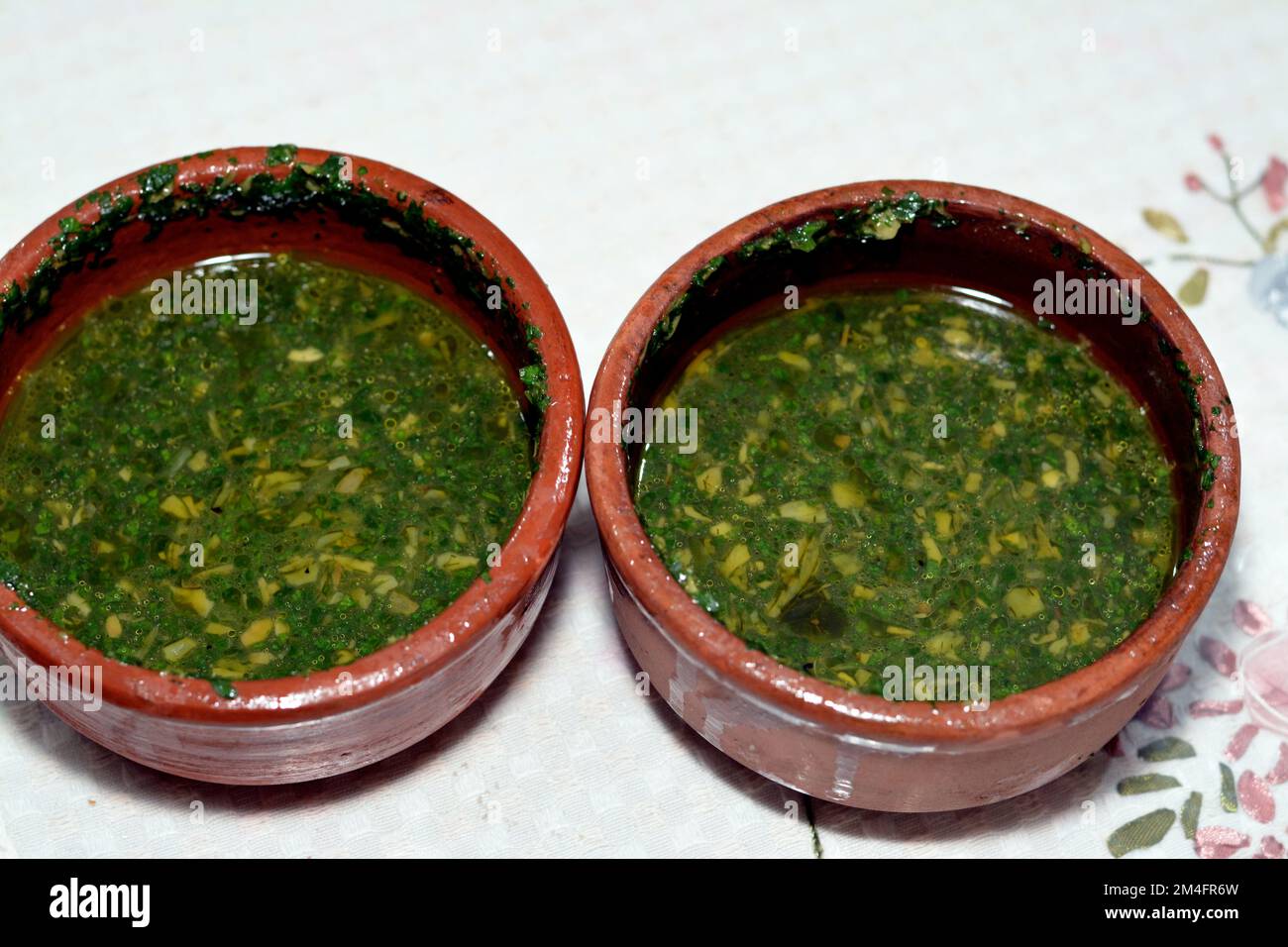 Mulukhiyah, also known as molokhia, molohiya, or ewedu, a dish made ...