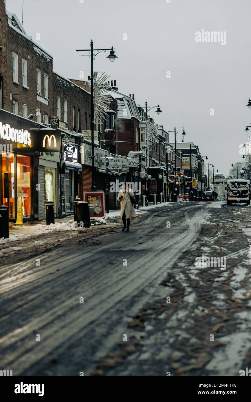 London in Winter The City Islington and Shoreditch Stock Photo - Alamy