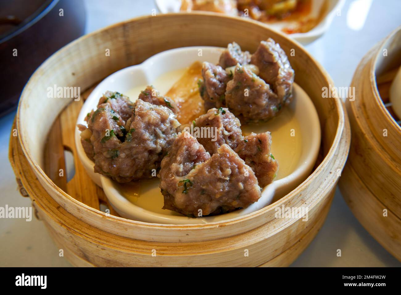 A classic and delicious Cantonese morning tea, tangerine peel beef ...