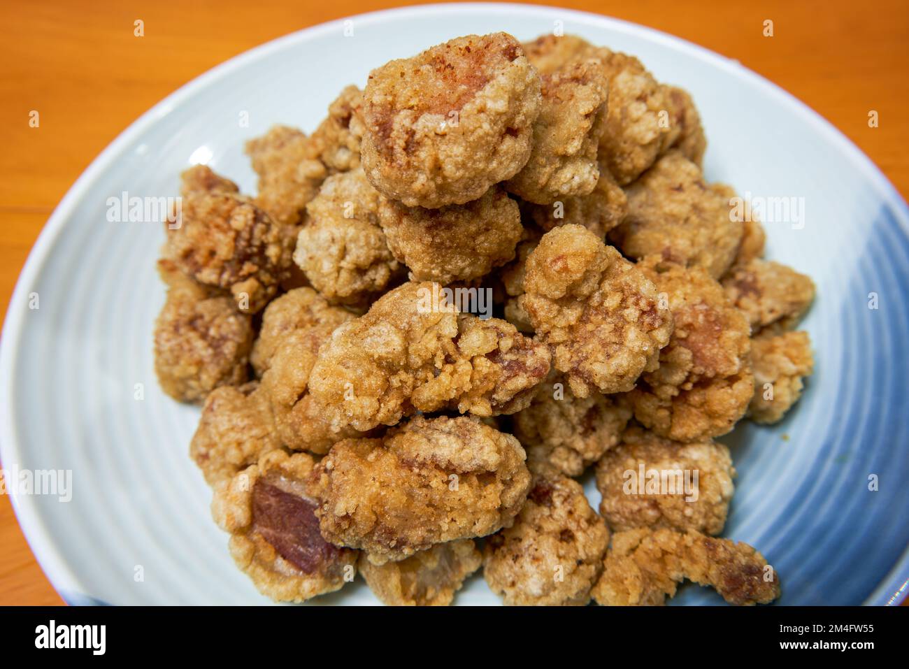 A plate of crispy and delicious fried crispy meat close-up Stock Photo ...