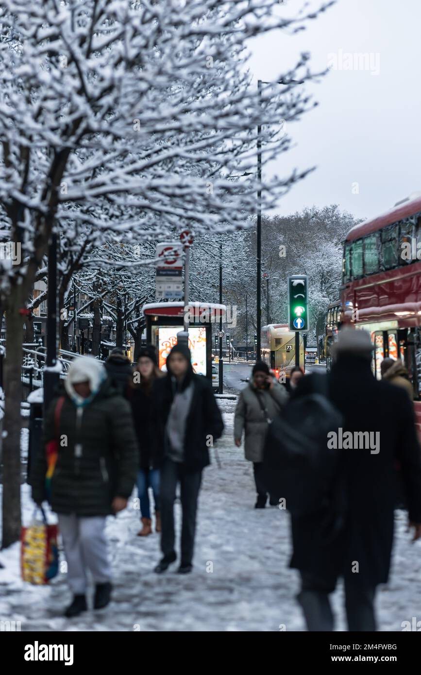 London in Winter The City Islington and Shoreditch Stock Photo - Alamy