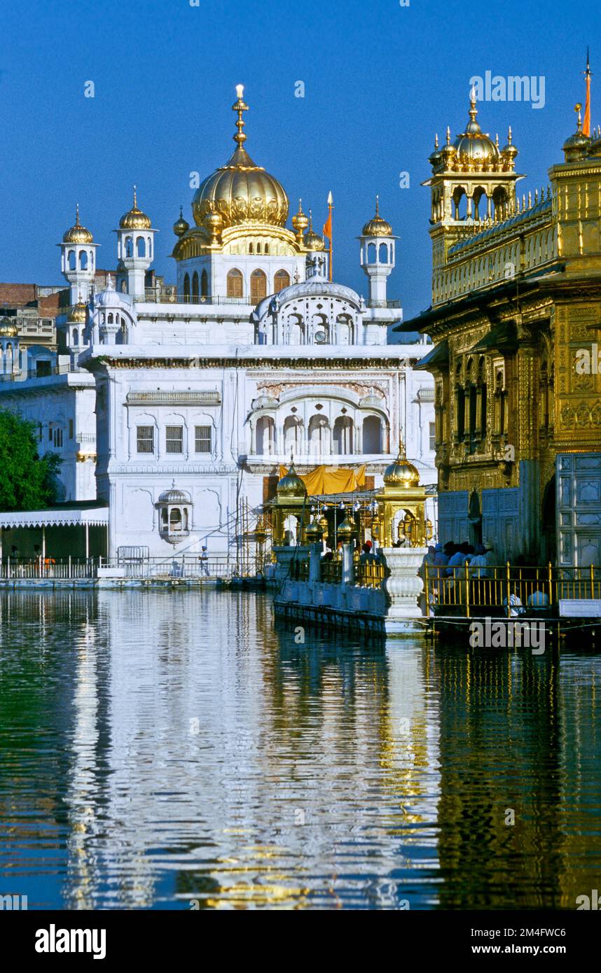 Part of the Golden Temple, the main sanctuary for Sikhs Stock Photo - Alamy