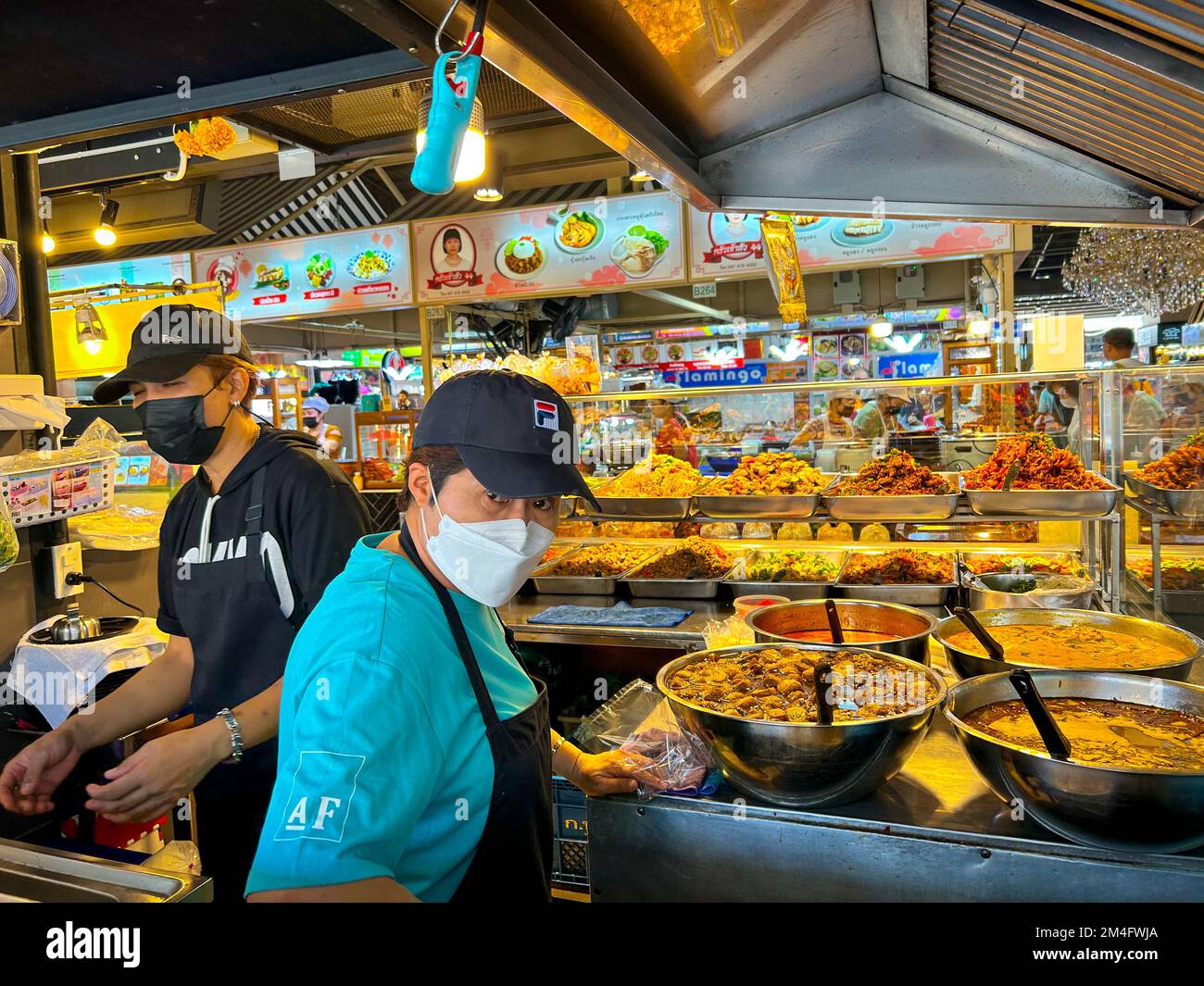 Bangkok, Thailand, Thawi Watthana, Thonburi Market Place, Food shopping ...