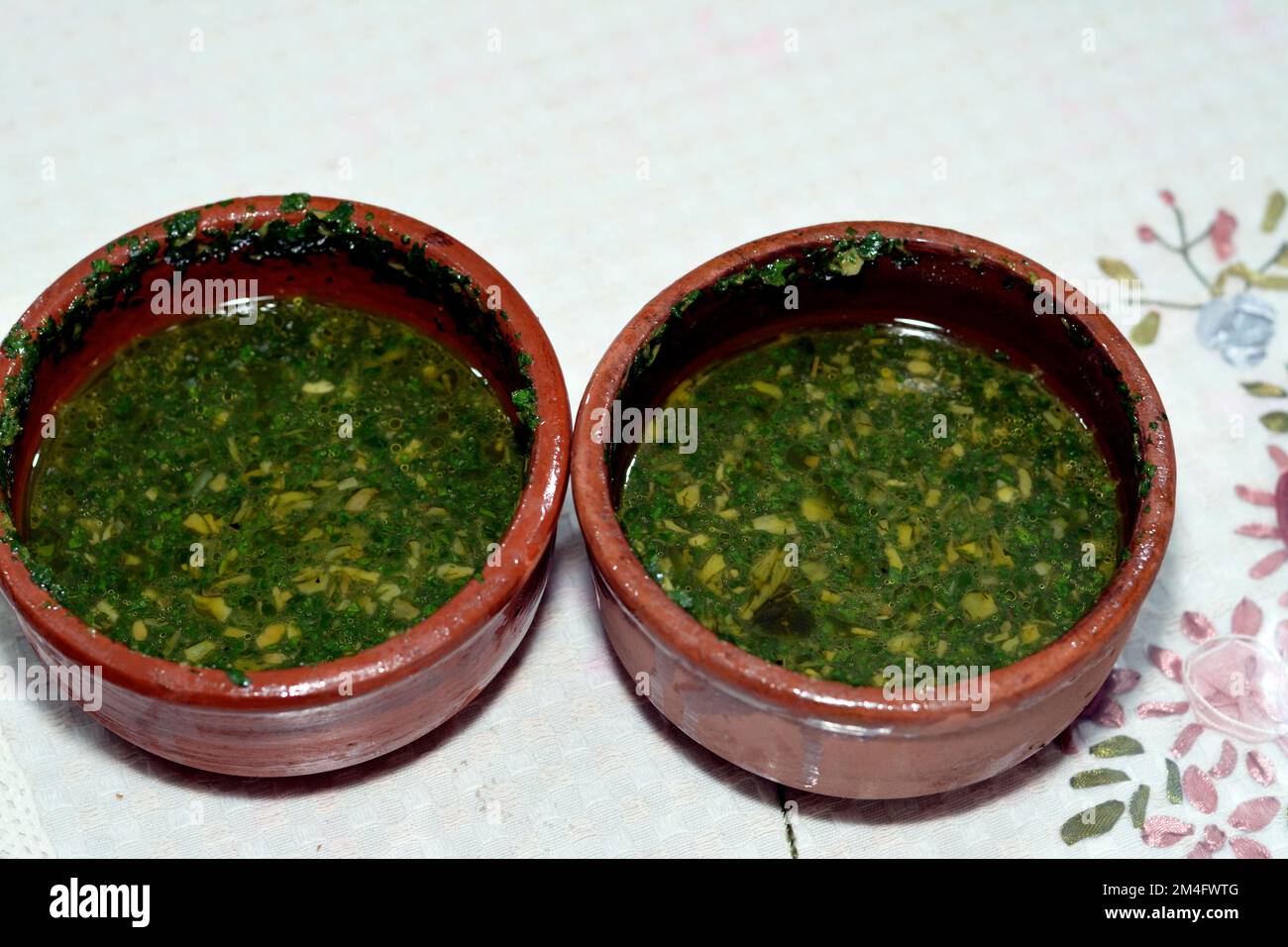 Egyptian food molokhia hi-res stock photography and images - Alamy