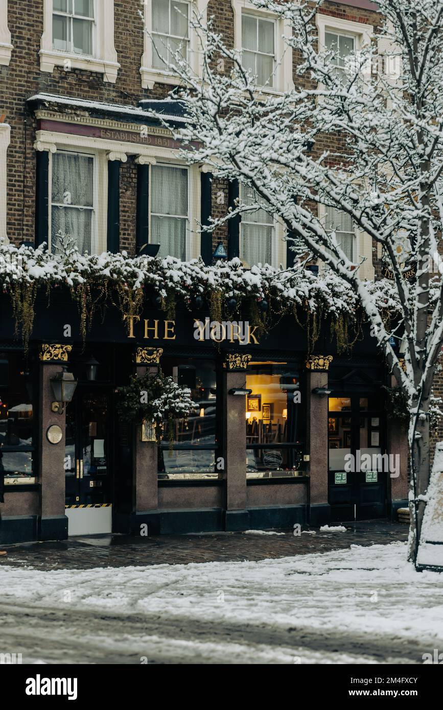 London in Winter The City Islington and Shoreditch Stock Photo - Alamy