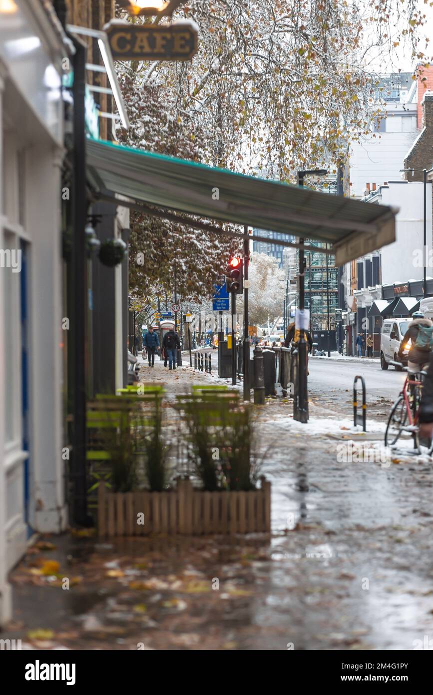 London in Winter The City Islington and Shoreditch Stock Photo - Alamy