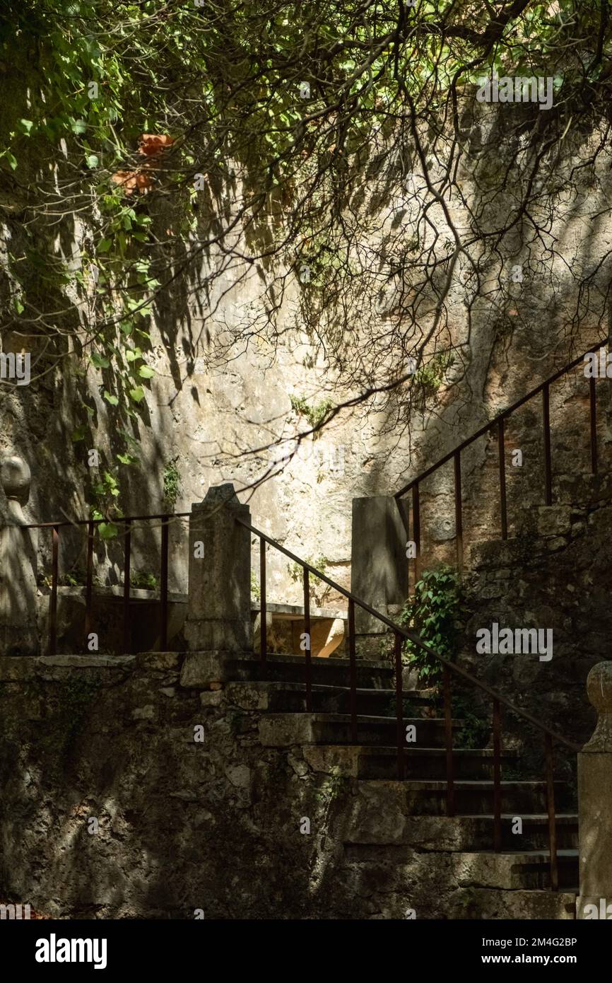 Convent of Christ or Convento de Cristo, ornately sculpted, Manueline ...