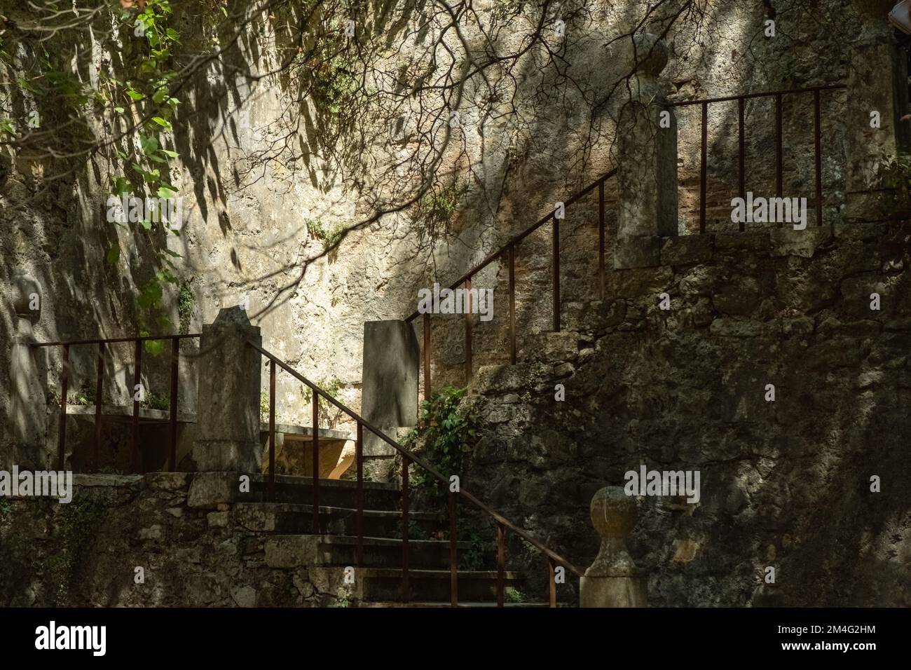 Convent of Christ or Convento de Cristo, ornately sculpted, Manueline ...