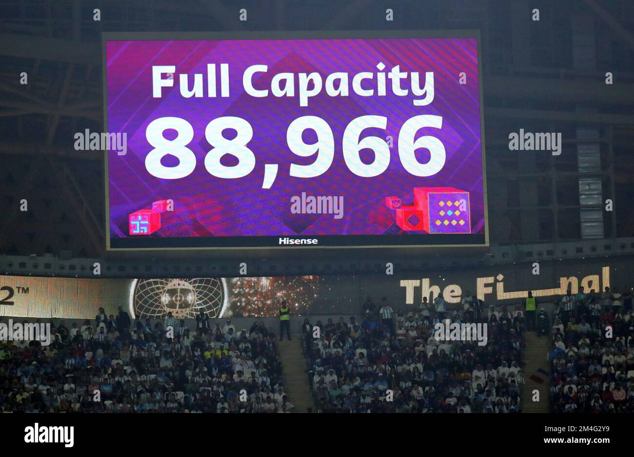 LUSAIL CITY, QATAR - DECEMBER 18: FIFA World Cup Qatar 2022 Final match ...