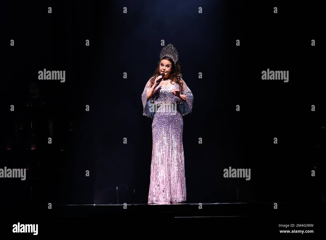 English classical crossover soprano singer, actress and dancer Sarah ...