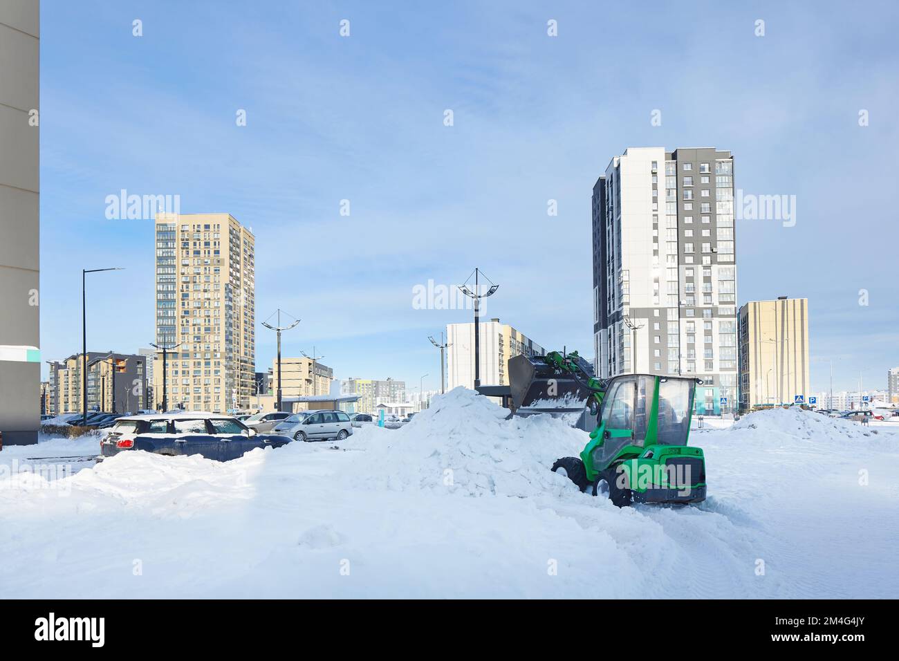 Bulldozer clearing road block hi-res stock photography and images - Alamy