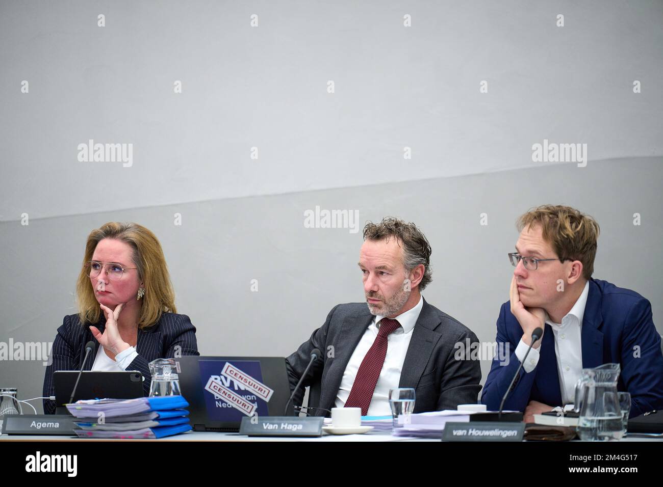 THE HAGUE - Netherlands, THE HAGUE - MPs Fleur Agema (PVV), Wybren van ...