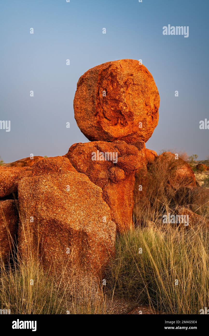 Famous Devils Marbles at Tennant Creek Stock Photo - Alamy