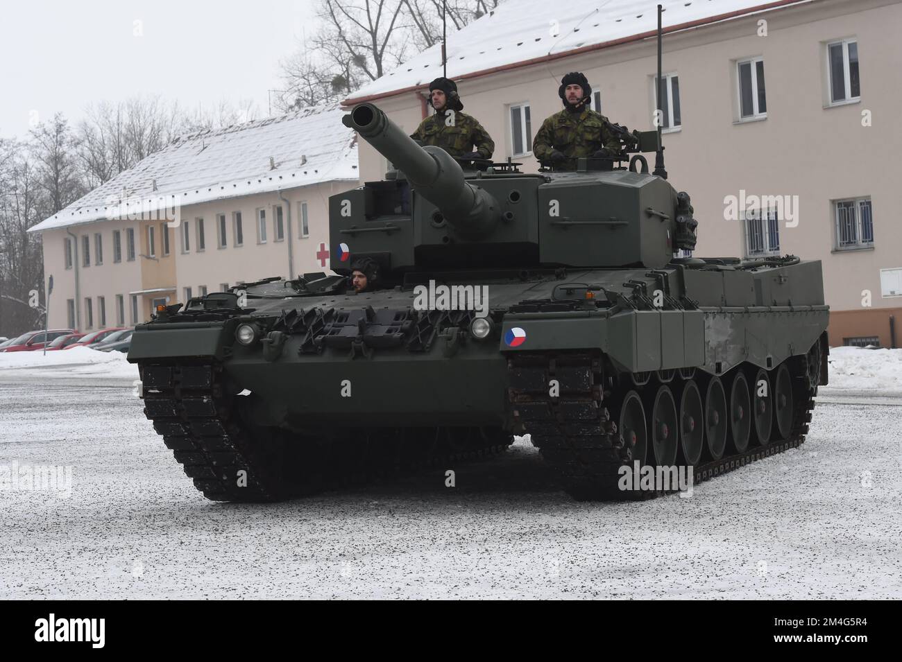 Praslavice, Czech Republic. 21st Dec, 2022. Czech Defence Minister Jana ...