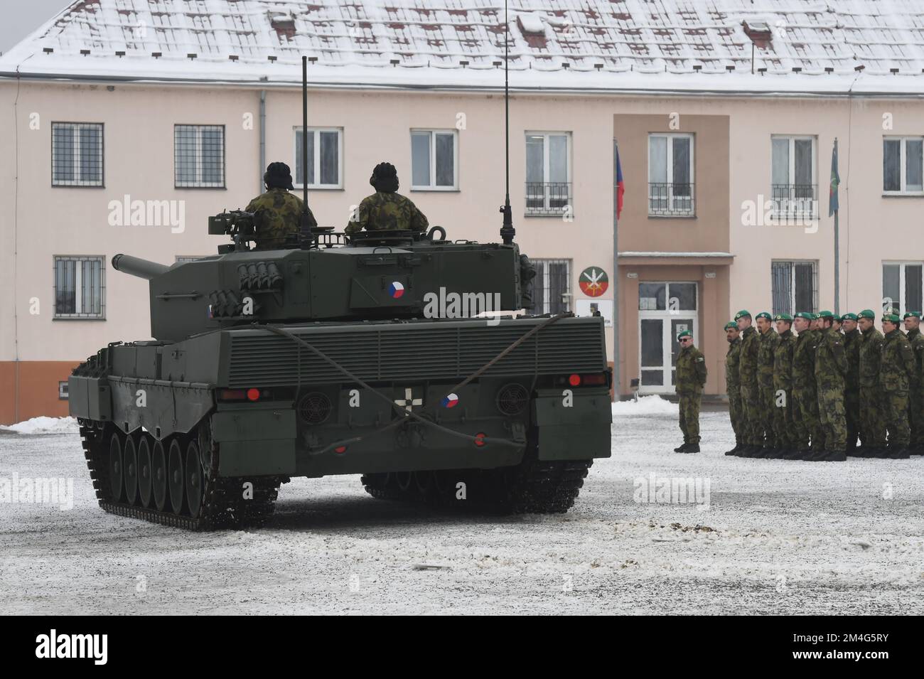 Praslavice, Czech Republic. 21st Dec, 2022. Czech Defence Minister Jana ...