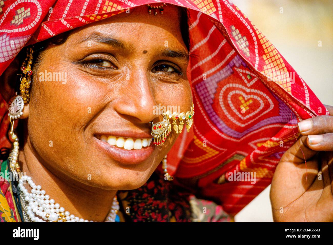 Typical jewellery of a rajasthany lady Stock Photo - Alamy