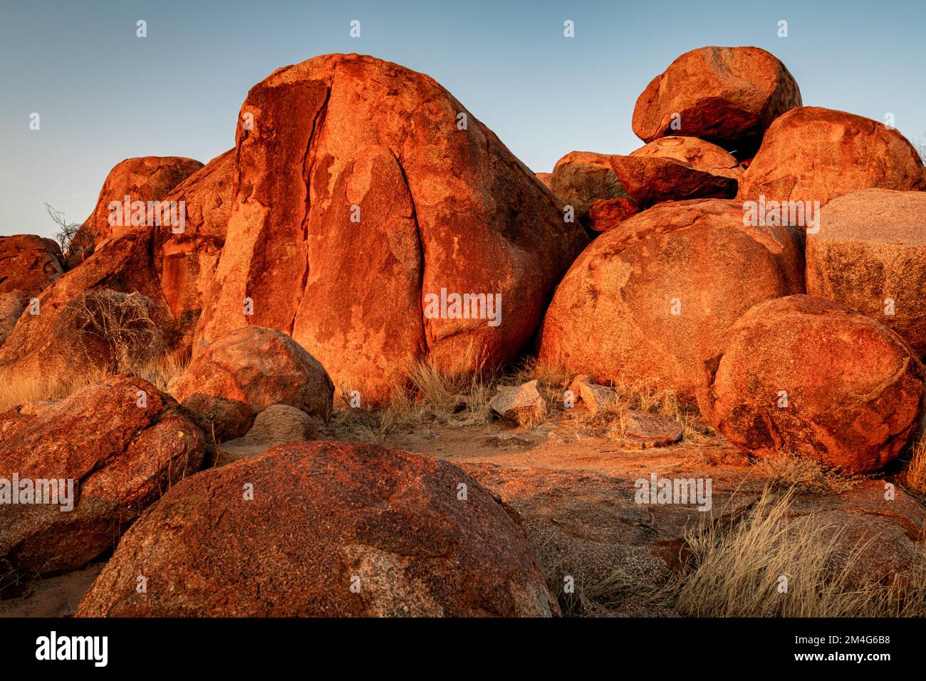 Famous Devils Marbles at Tennant Creek Stock Photo - Alamy