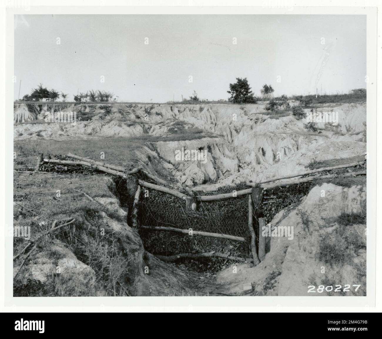 Erosion Control: Gully Plug - Tennessee. Photographs Relating to ...