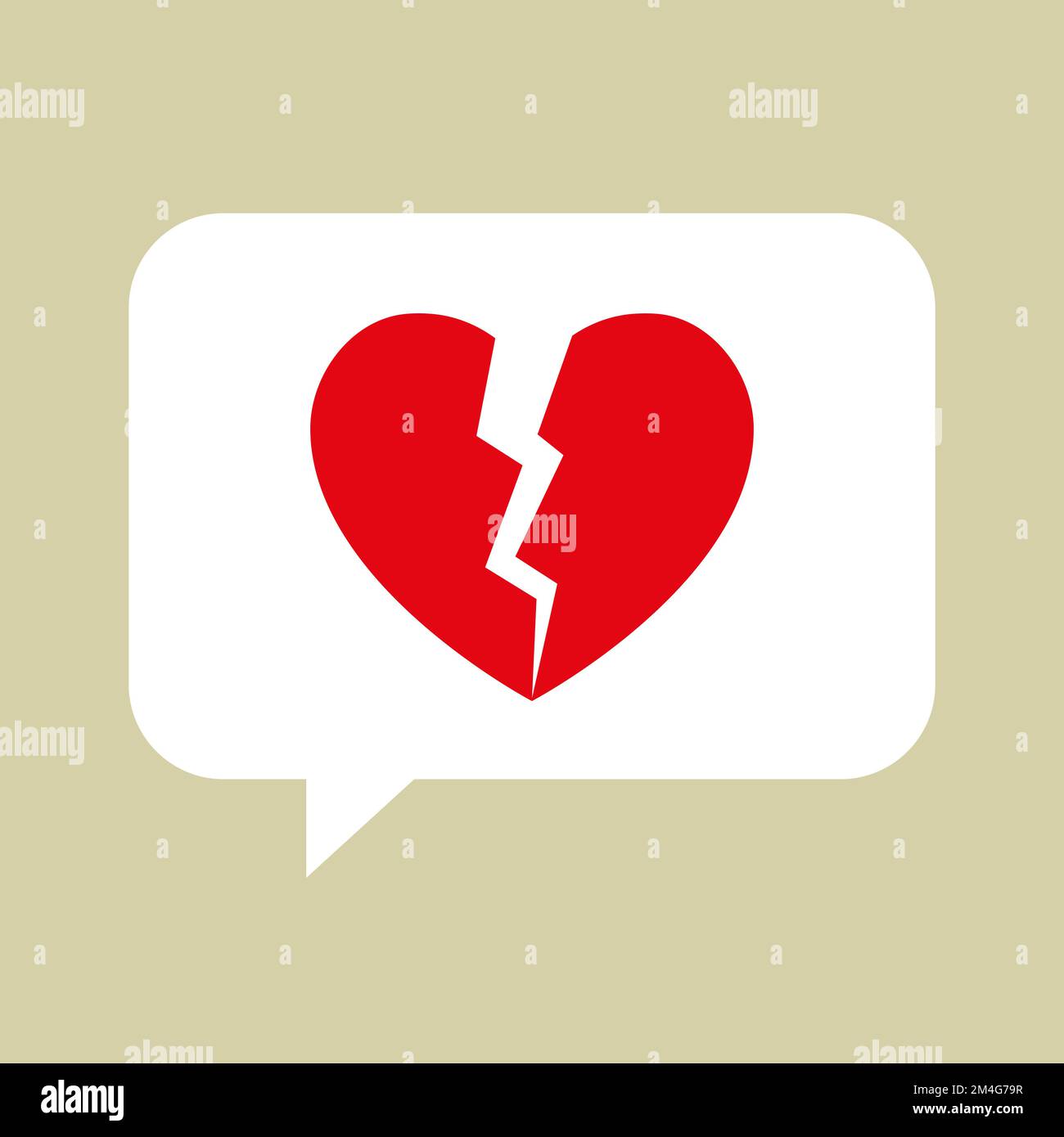 Heart balloon broken Stock Vector Images - Alamy