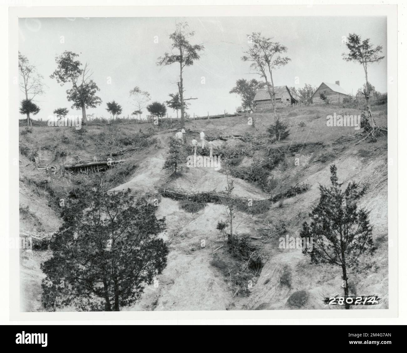 Erosion Control: Gully Plug - Tennessee. Photographs Relating to ...
