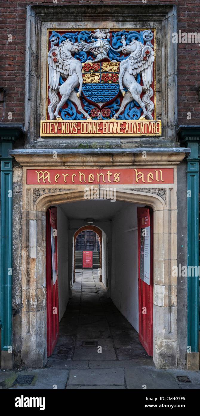 Merchants Hall York Yorkshire England Stock Photo - Alamy