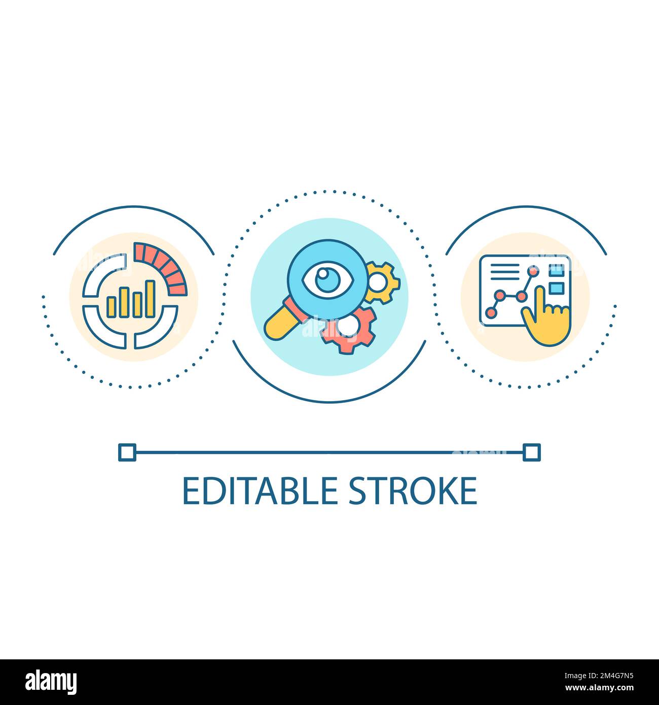 Using statistical tools loop concept icon Stock Vector Image & Art - Alamy Using statistical tools loop concept icon Stock Vector Image & Art - Alamy