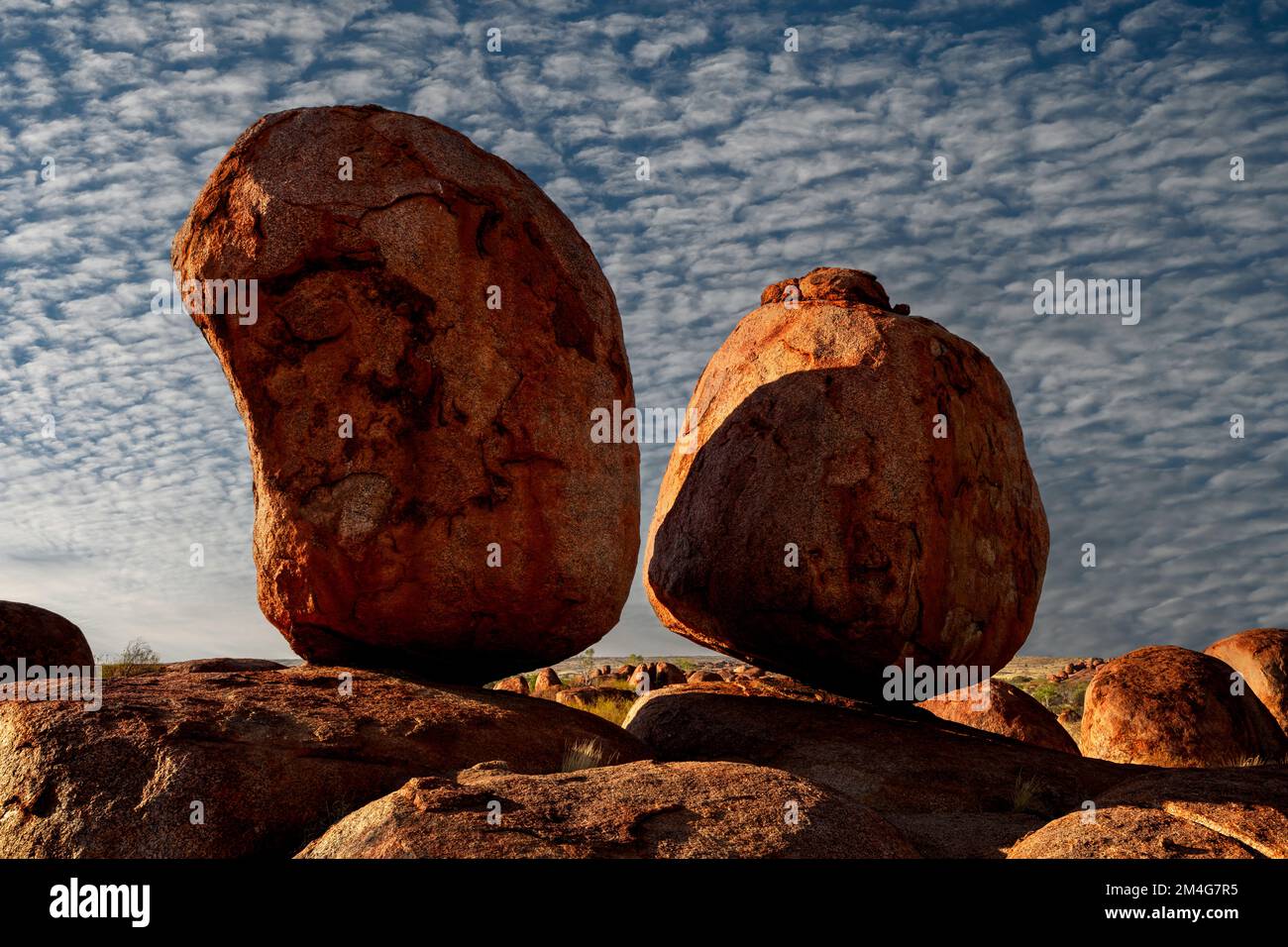Famous Devils Marbles at Tennant Creek Stock Photo - Alamy