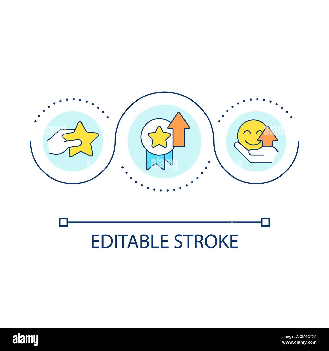 Improve customer service quality Stock Vector Images - Alamy